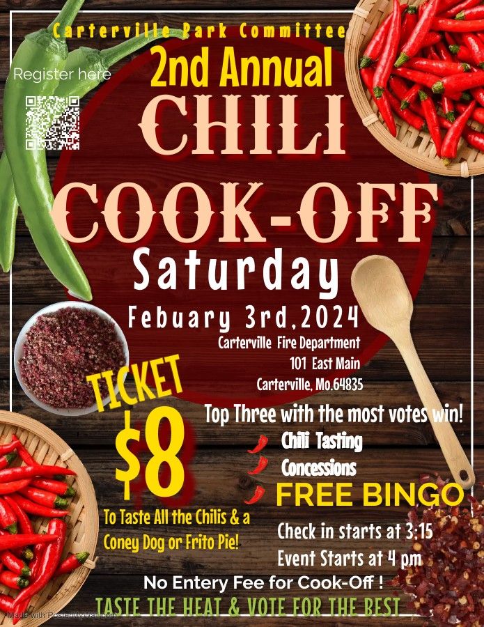 2nd Annual Chili Cook-Off & Bingo Event, Carterville Missouri Fire ...