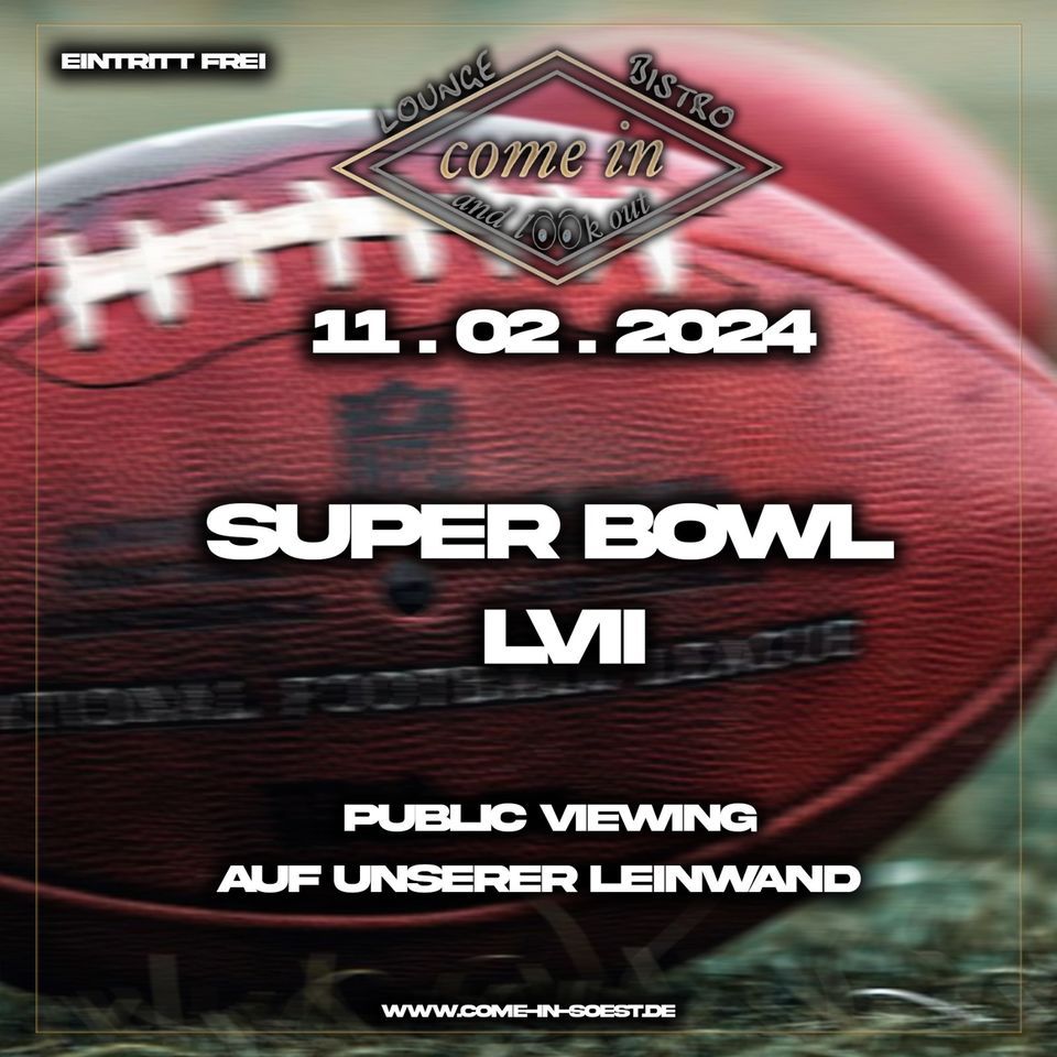 Super Bowl - Public Viewing, Come in , Soest, 11 February 2024 | AllEvents