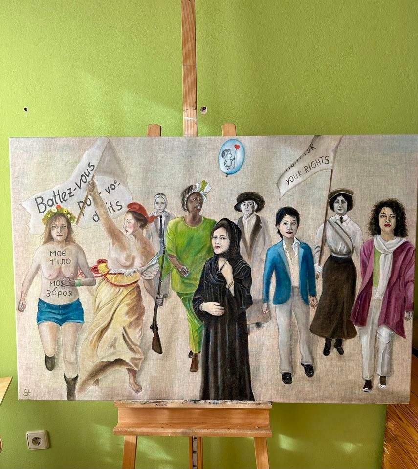 Ausstellung zum Weltfrauentag, KOM Olching, Dachau, 8 March to 10 March ...