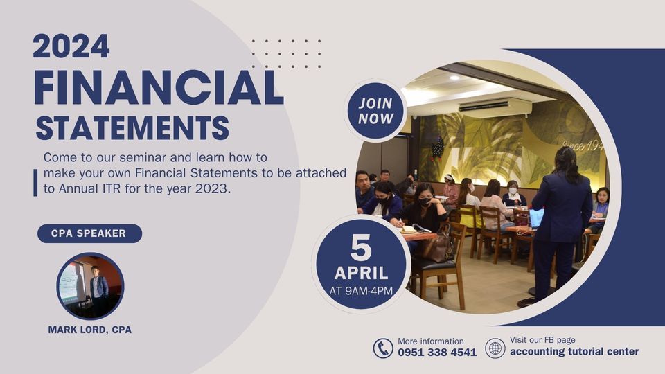 Beat The TAX Deadline 2024: How to make your own Financial Statements ...