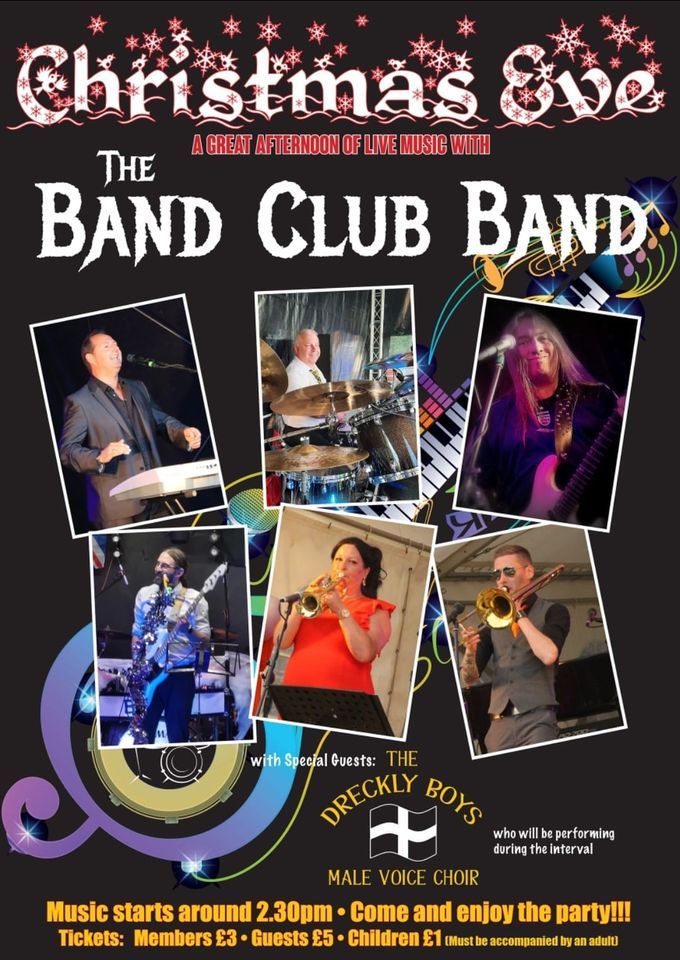 The Band Club Band Christmas Eve Party!, St Austell Band Club, St ...