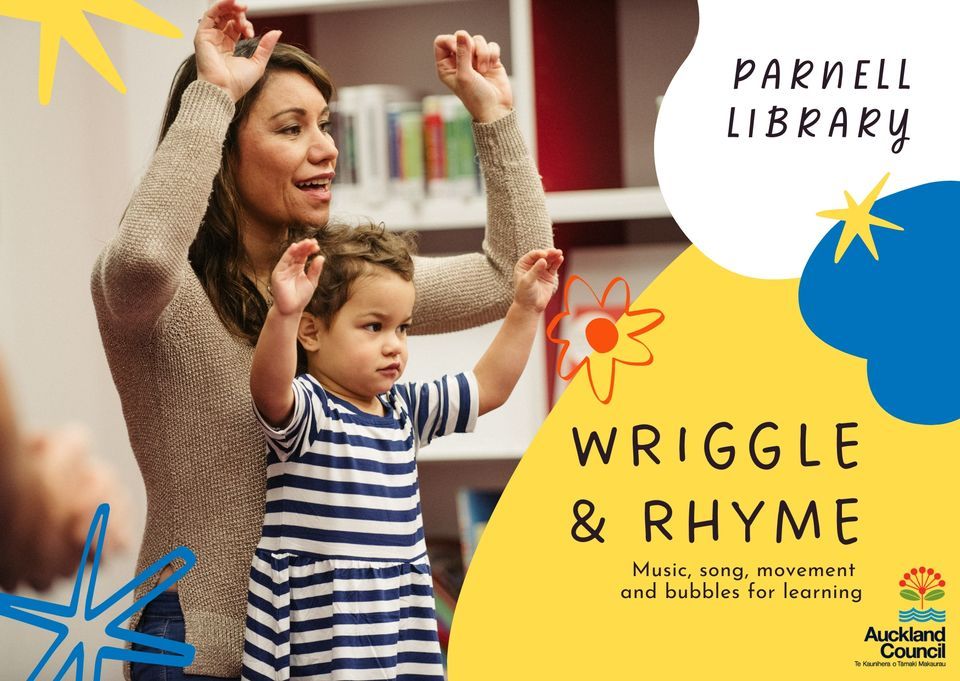 Wriggle & Rhyme , Parnell Library, Auckland, 11 March 2024 | AllEvents