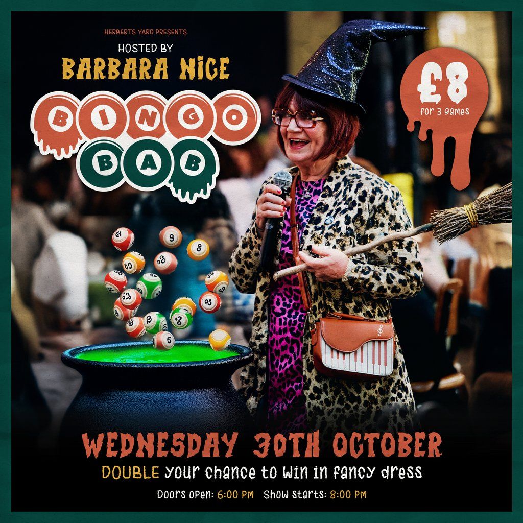 Bingo Babs Spooktacular Halloween Special!, Herbert's Yard, Birmingham ...