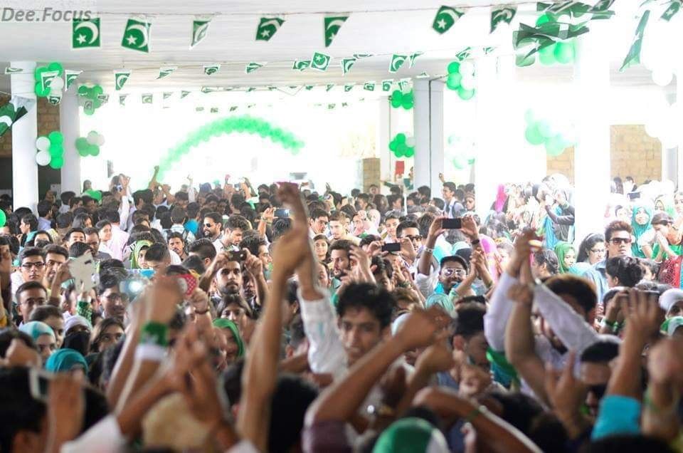 76th Independence Day Celebration, Arts lobby, Karachi, 14 August 2023 ...