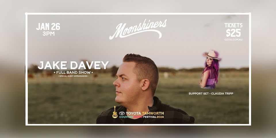 Jake Davey LIVE at Moonshiners, Moonshiners Bar Tamworth, West Tamworth ...