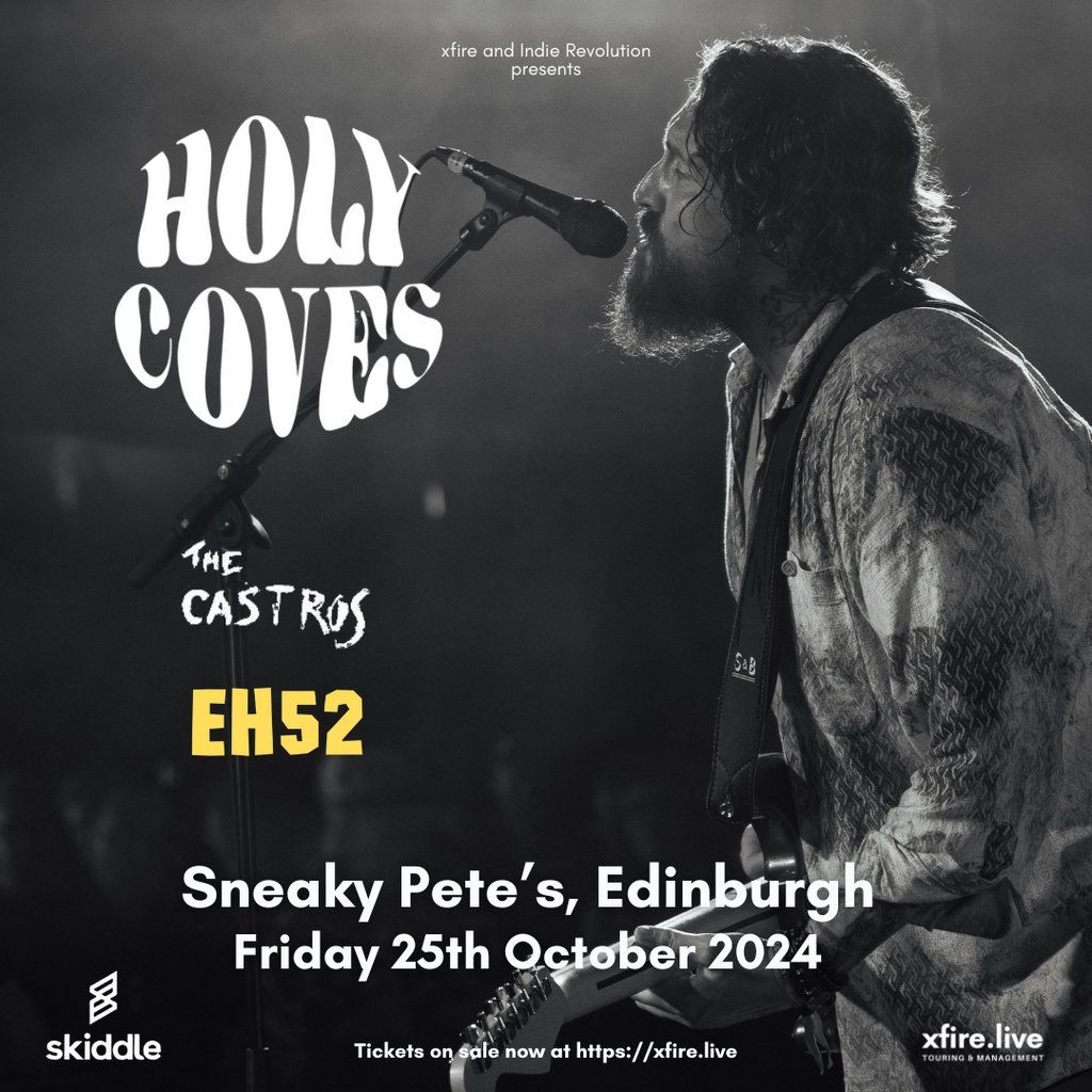 Holy Coves + support - Edinburgh, Sneaky Pete's, Edinburgh, 25 October ...