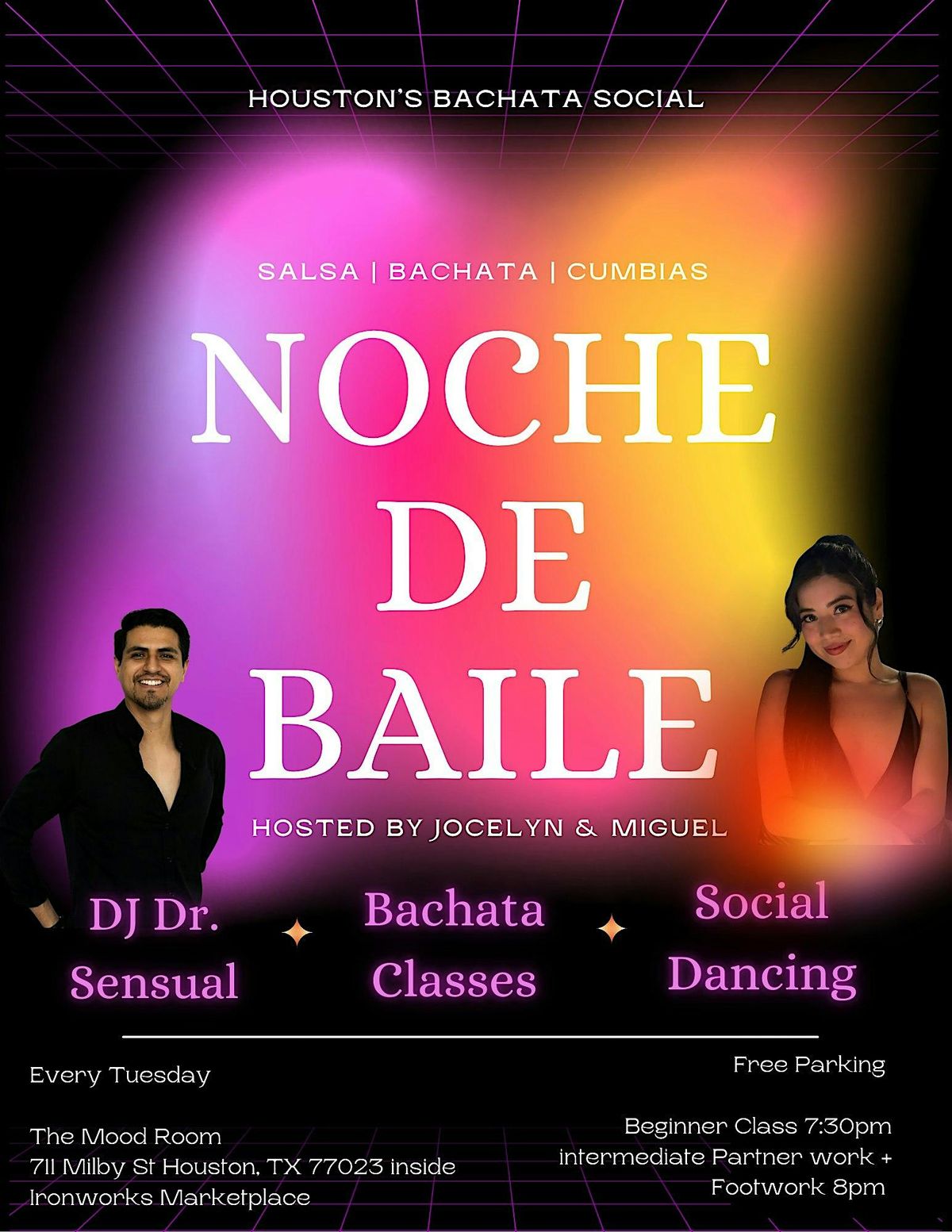 Noche de Baile Salsa Bachata Night & more! Dance Classes and Social ...