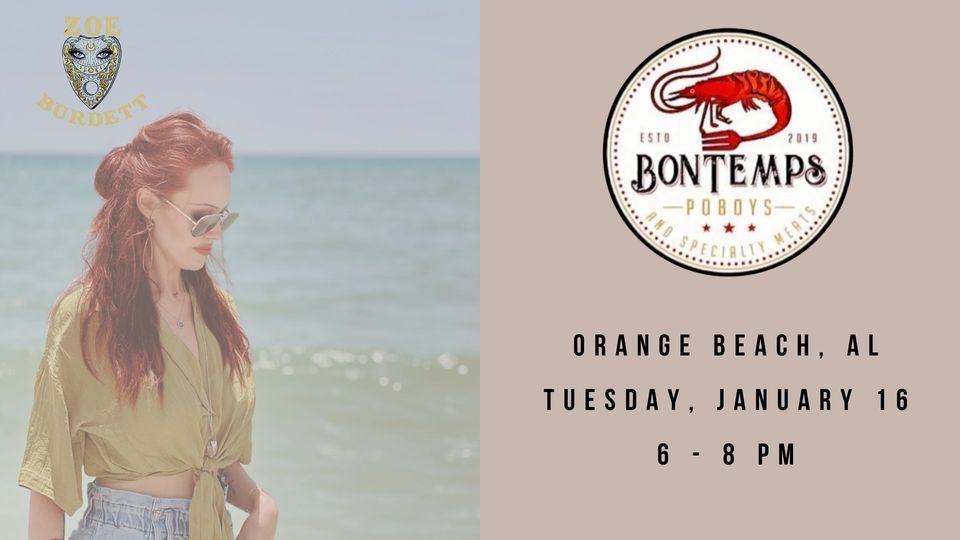 Zoe Burdett LIVE at Bon Temps Poboys & Specialty Meats , Bon Temps Poboys and Specialty Meats ...