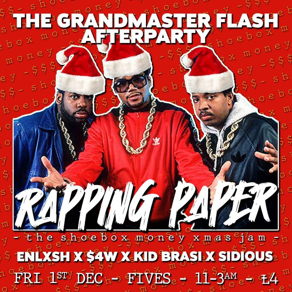 The Grandmaster Flash Afterparty - Rapping Paper, Fives Below, Falmouth ...