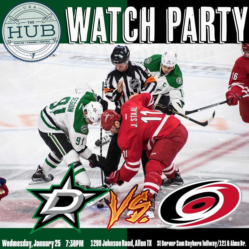 NHL: Stars vs Hurricanes, The HUB, Allen, 25 January 2023 | AllEvents
