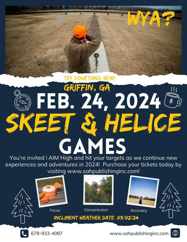 Try Something New! Skeet & Helice Shooting Game Experience , Griffin Ga ...