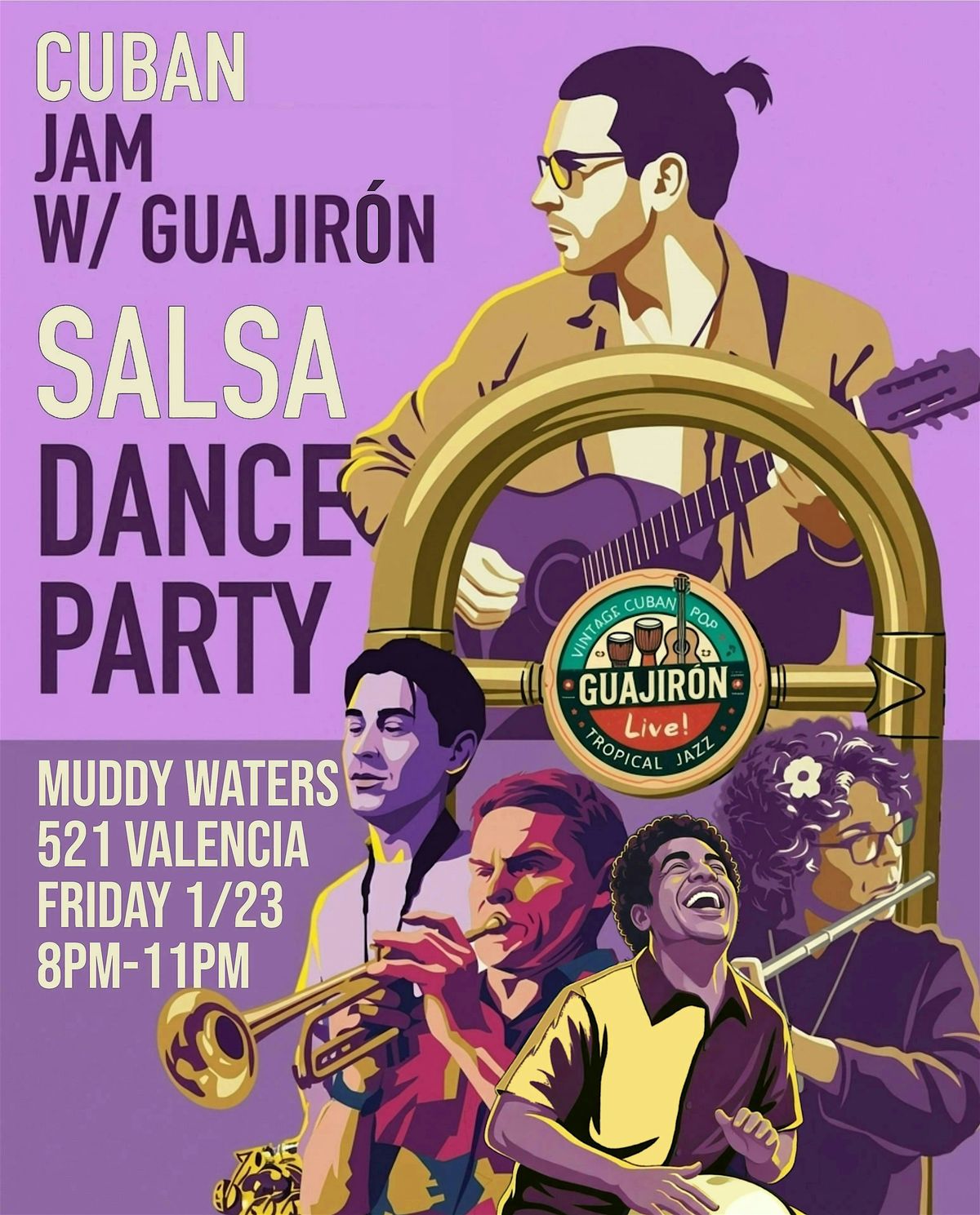 Cuban Jam Session & Salsa Dance Party, Muddy Waters Coffee & Lounge ...