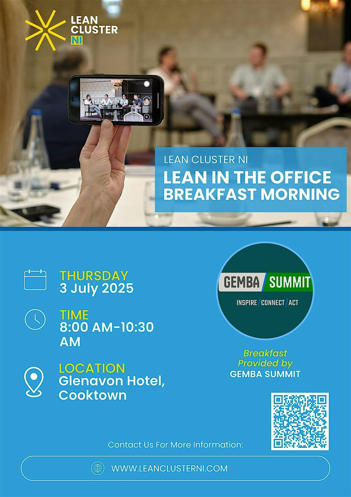 Lean Cluster NI - Lean in the Office, Glenavon Hotel, Cookstown, 1 July ...