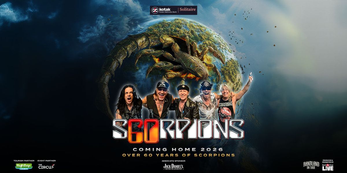 Scorpions Coming Home Live 2026 - Shillong, RBDSA Sports Complex ...