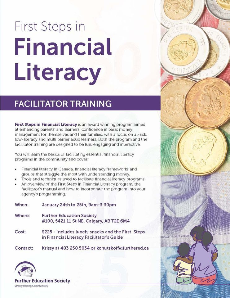 First Steps in Financial Literacy Workshop, Further Education Society ...