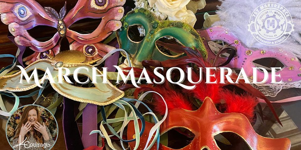 Masquerade Mask Making Workshop with Kelsey, 737 East 23rd Street ...
