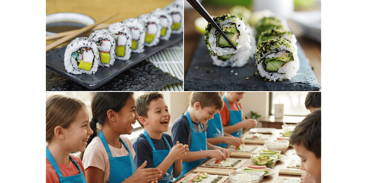 Kid-Friendly Sushi Making Workshop With Chef Desiree - Sushi Making ...