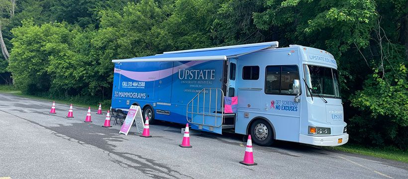 Upstate University Hospital Mobile Mammography Event, 655 NY-318 ...