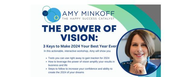 The Power of Vision Workshop with Success Coach Amy Minkoff, Cape Cod Chamber of Commerce ...