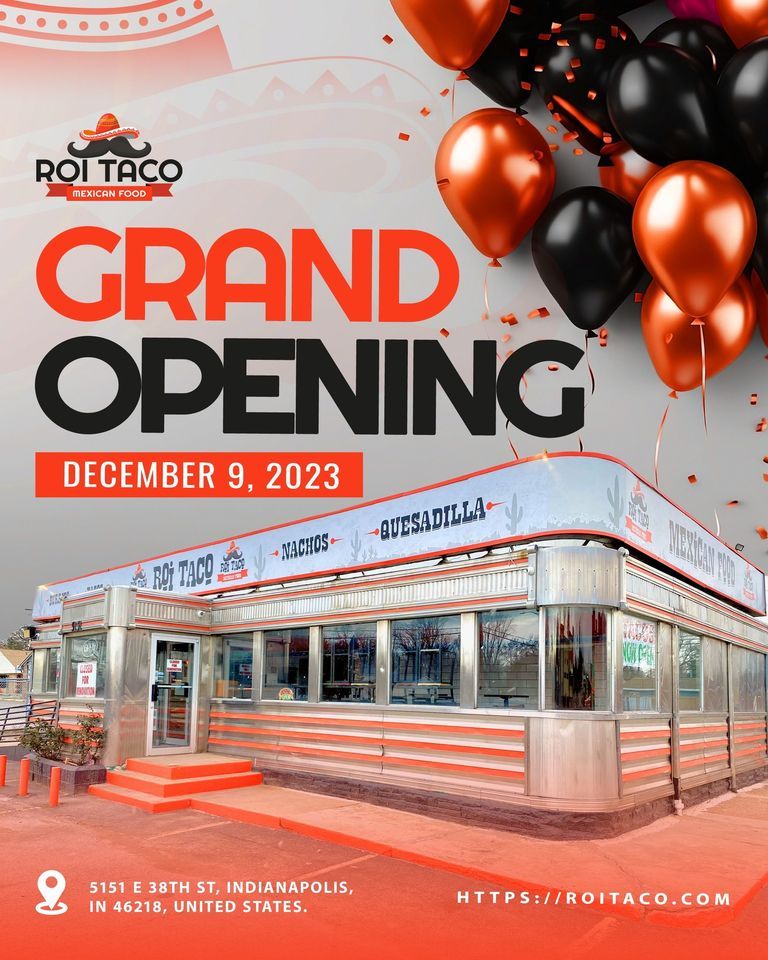 Roi Taco Grand Opening 5151 E 38th St Indianapolis In 46218 9