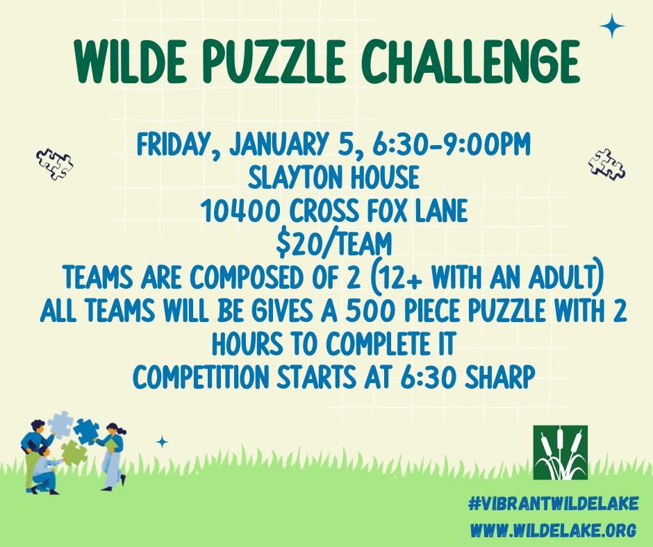 Wilde Puzzle Challenge , Wilde Lake Community Association, Columbia ...