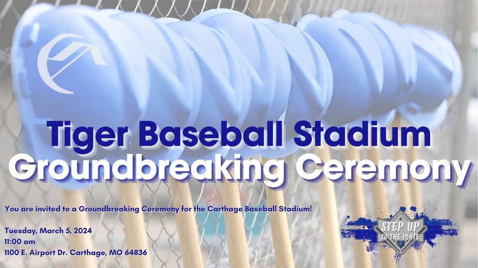 Carthage Baseball Stadium Groundbreaking Ceremony, Carthage Technical ...