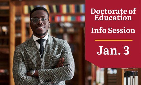Doctorate of Education (EdD) Information Session, Online event ...