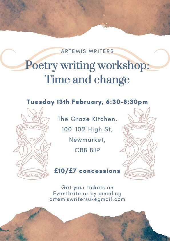 Poetry Writing Workshop : Time & Change, The Graze Kitchen Ltd ...