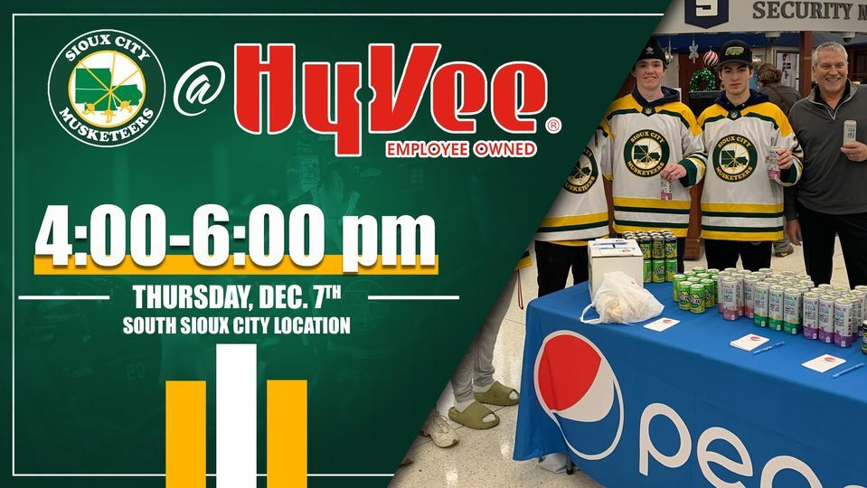 Meet the Muskies at Hy-Vee, Hy-Vee (2501 Cornhusker Dr, South Sioux ...