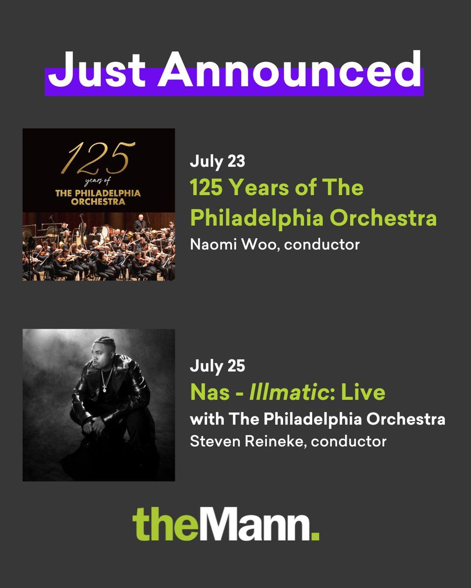 125 Years of The Philadelphia Orchestra at TD Pavilion at the Mann, TD ...