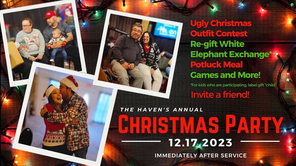 Haven Christmas Party, The Haven Community Church, Porter, 17 December ...