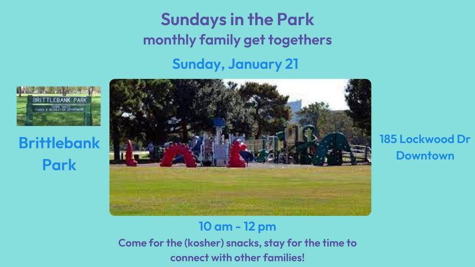 Sundays in the Park with PJ Library, Brittlebank Park, Charleston, January 21 2024 | AllEvents.in