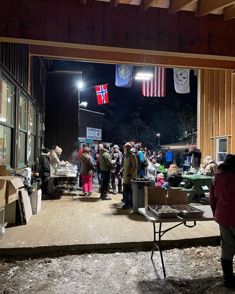Full Moon Fiesta, Lebanon Outing Club at Storrs Hill, January 27 2024 ...
