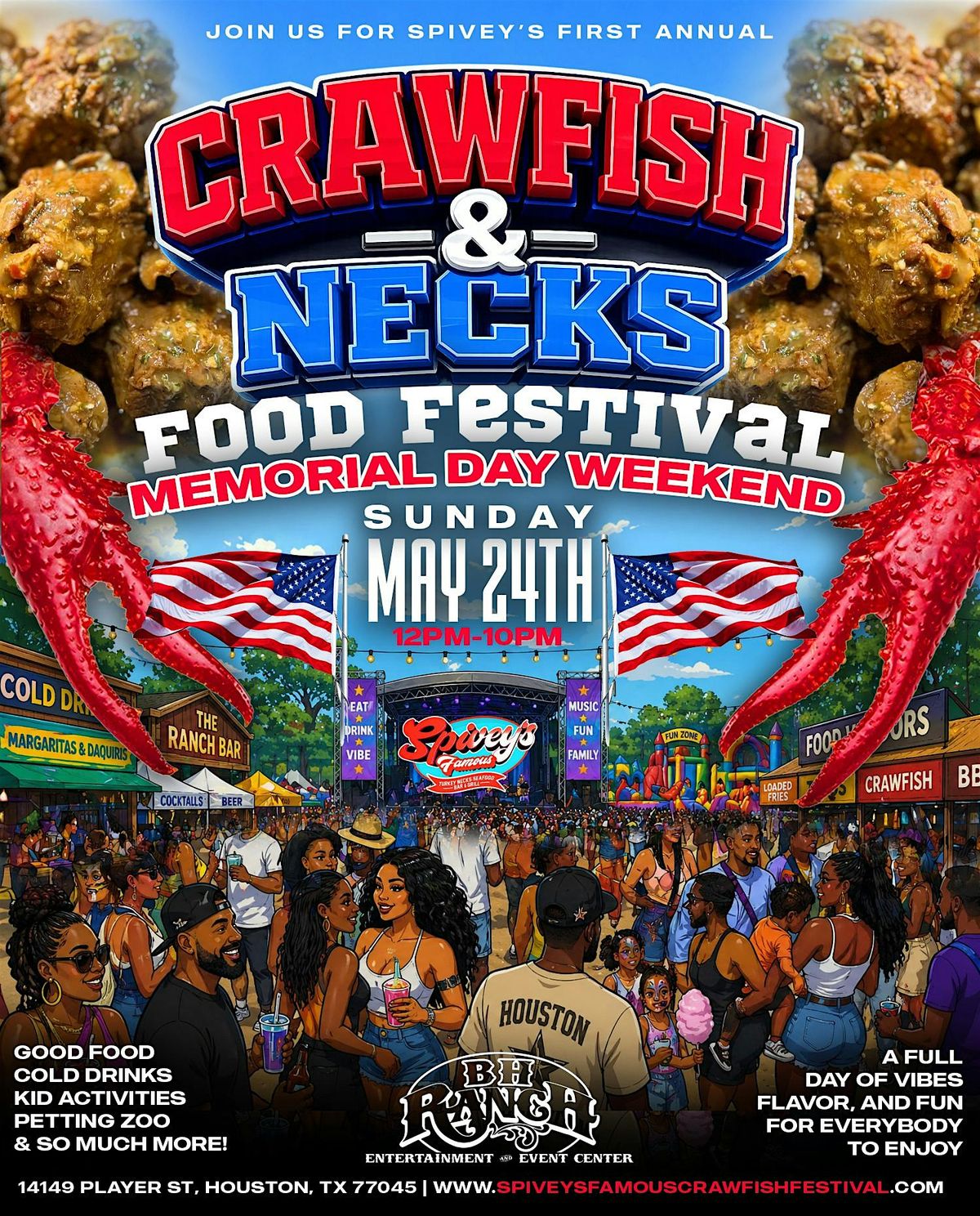 Spiveys Famous Crawfish & Food Festival – Things to Do in Houston ...