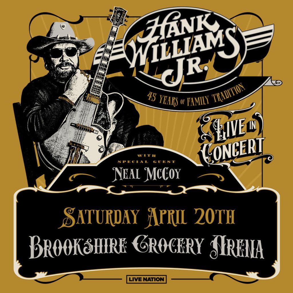 Hank Williams Jr. & Neal McCoy, Brookshire Grocery Arena, Bossier City ...