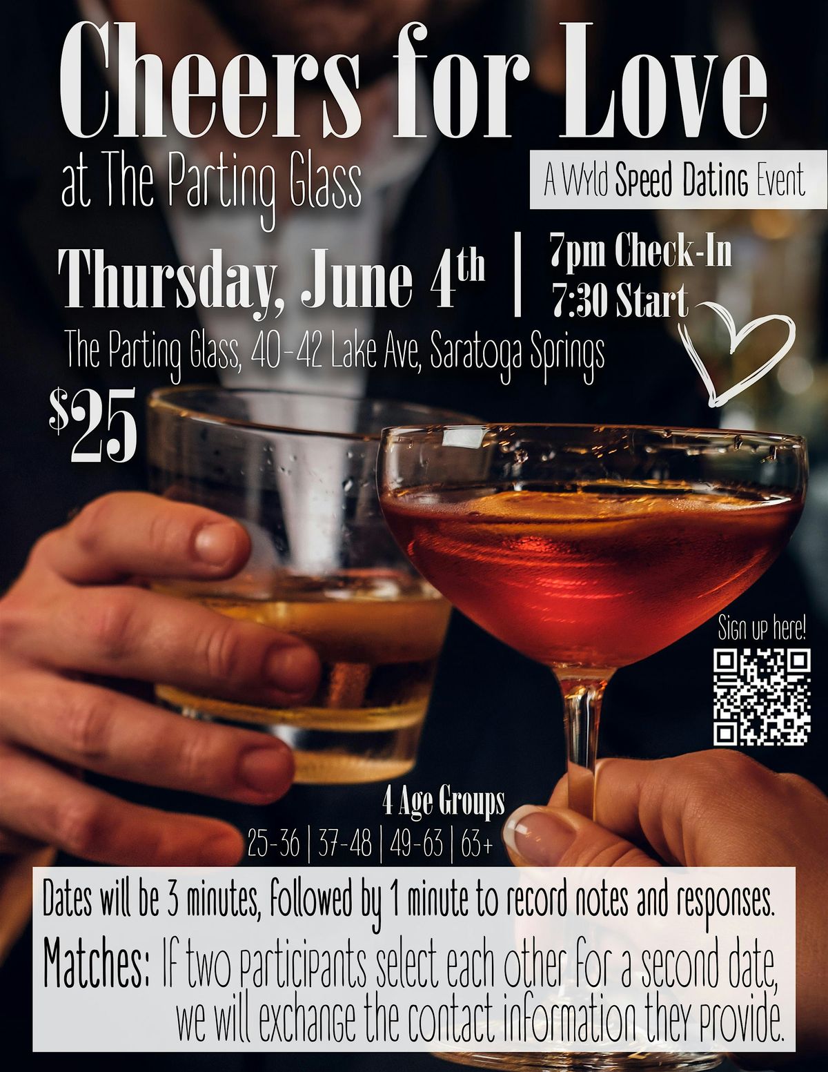 Cheers to Love at The Parting Glass: A Wyld Speed Dating Event, The ...