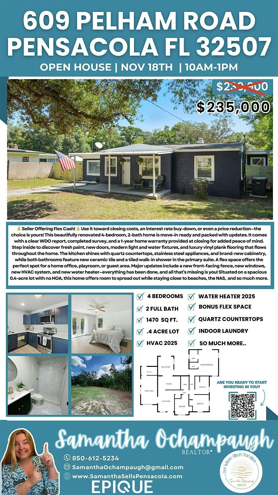 Fall in Love with 609 Pelham Road, 609 Pelham Rd, Pensacola, 18 ...