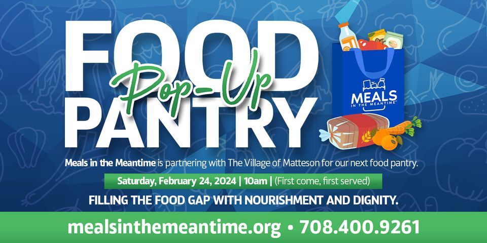 Pop-Up Food Pantry in Matteson, Illinois, Matteson Community Center, 24 ...