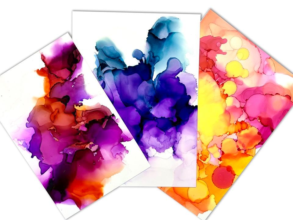 Art Class - Intro to Alcohol Inks, Blue Moose Art Gallery, Fort Collins ...