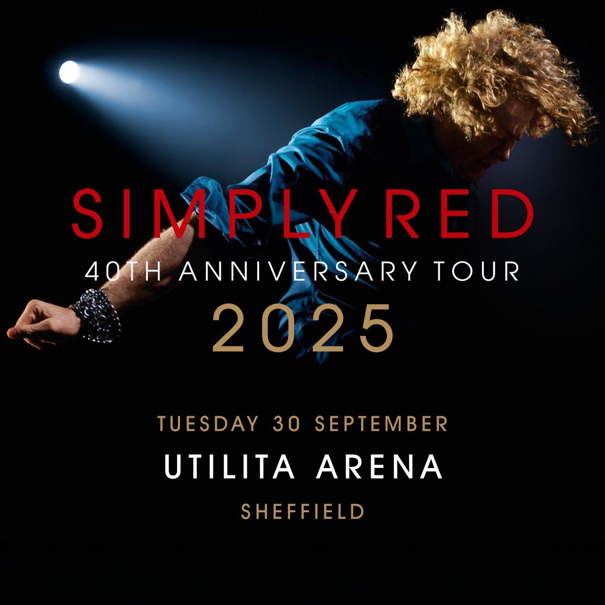 Simply Red Sheffield Tickets, Utilita Arena Sheffield, 30 September ...