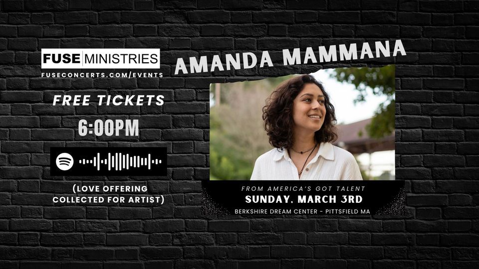 FREE Night of Story & Song with Amanda Mammana, Berkshire Dream Center ...