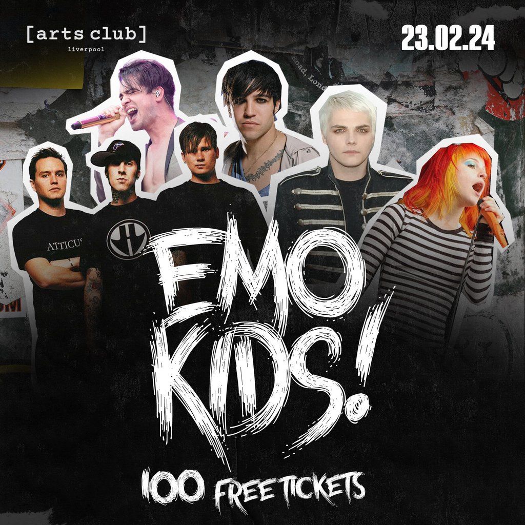 EMO KIDS: Emo Club Night, Arts Club Liverpool, 23 February to 24 ...
