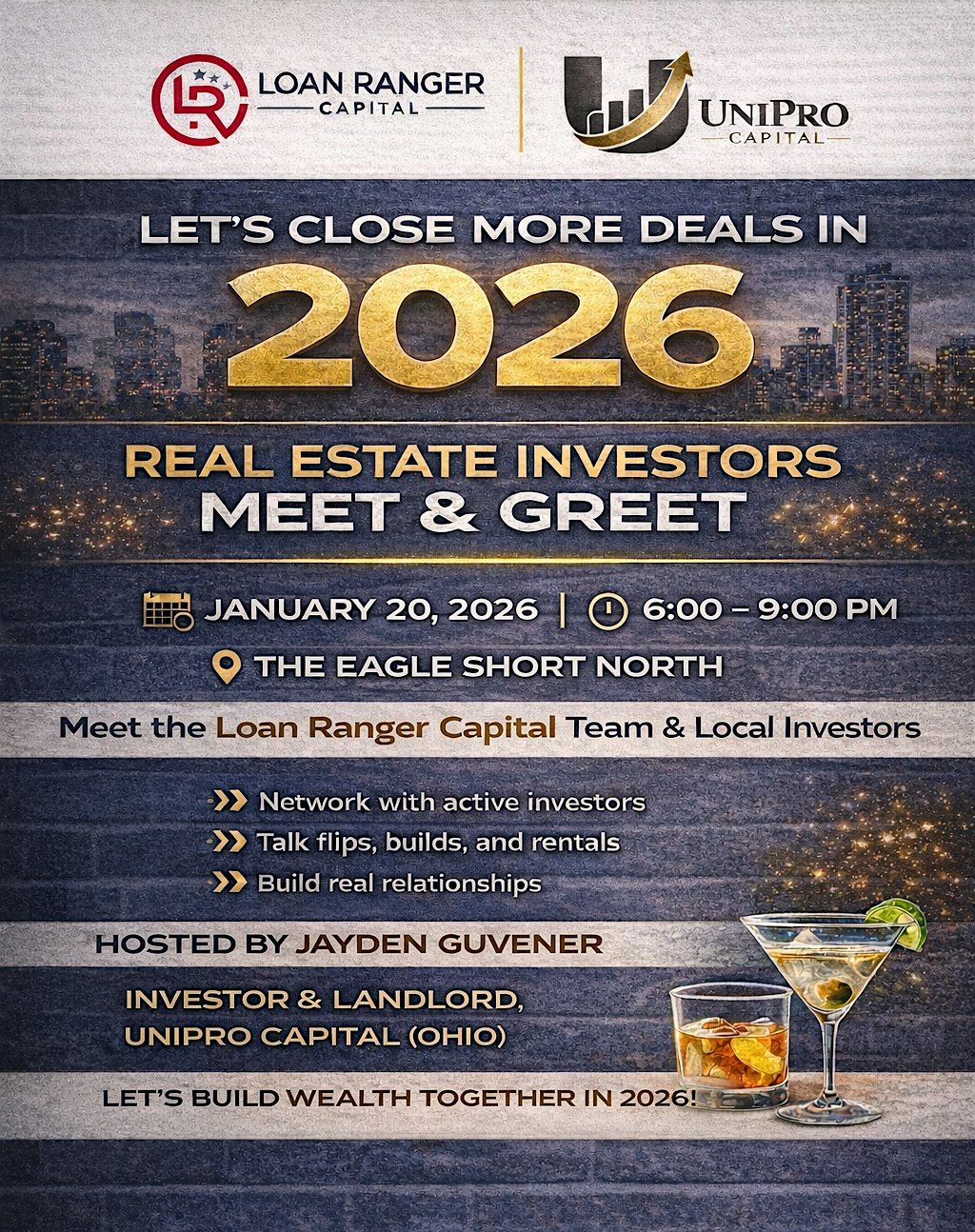 Where Deals Meet Capital: Drinks, Deals & Networking, The Eagle Short ...