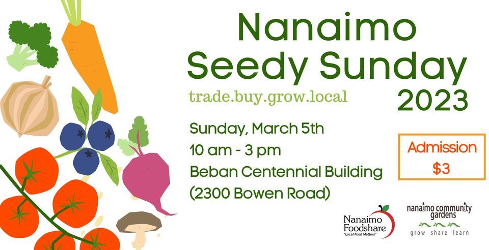 Nanaimo Seedy Sunday 2023, Centennial Building, Nanaimo, 5 March