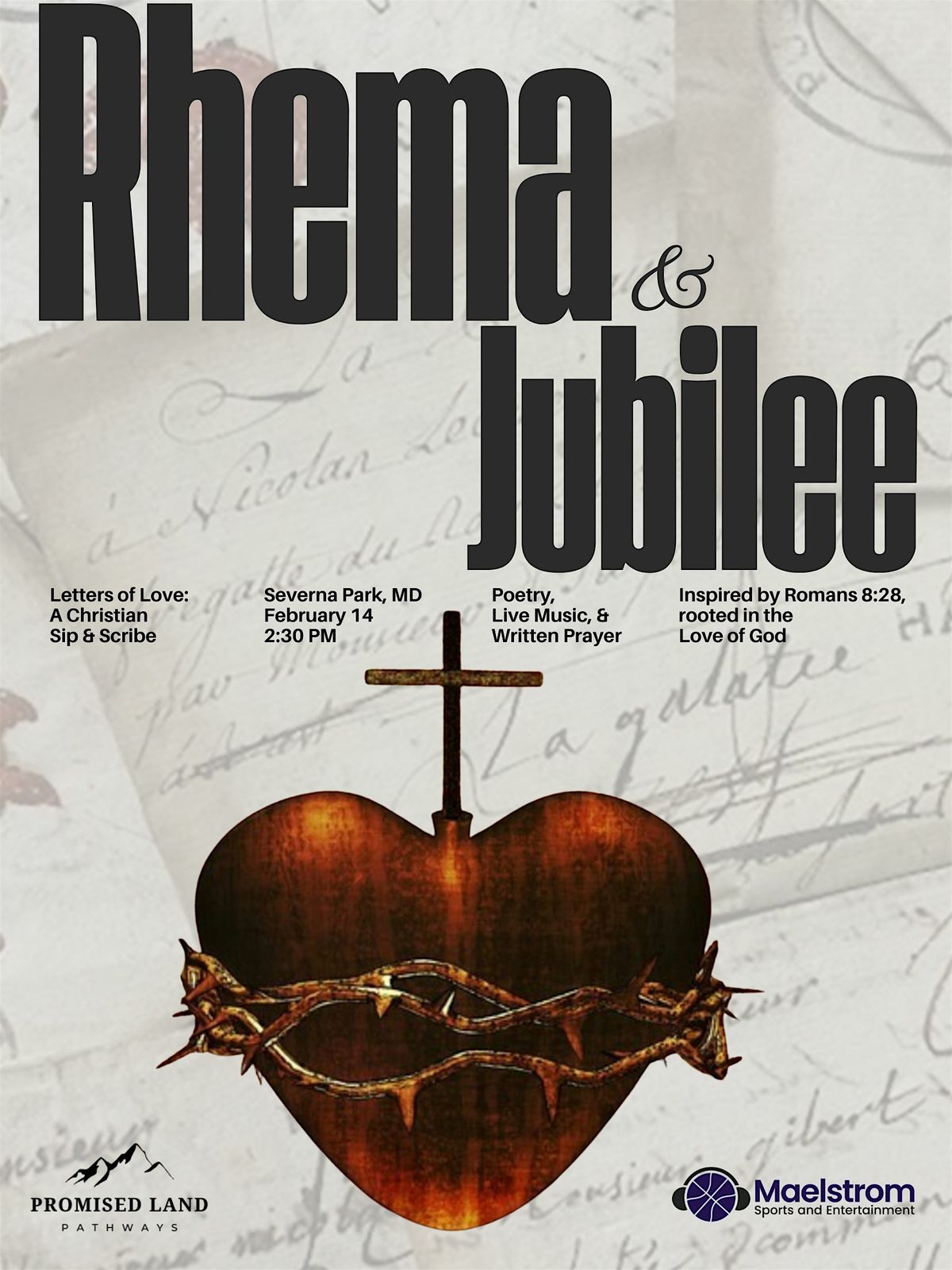 Rhema and Jubilee: Letters of Love, 623 Baltimore Annapolis Blvd ...