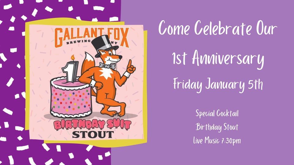 Gallant Fox 1 Yr. Anniversary- Mt. Washington , Gallant Fox Bullitt ...