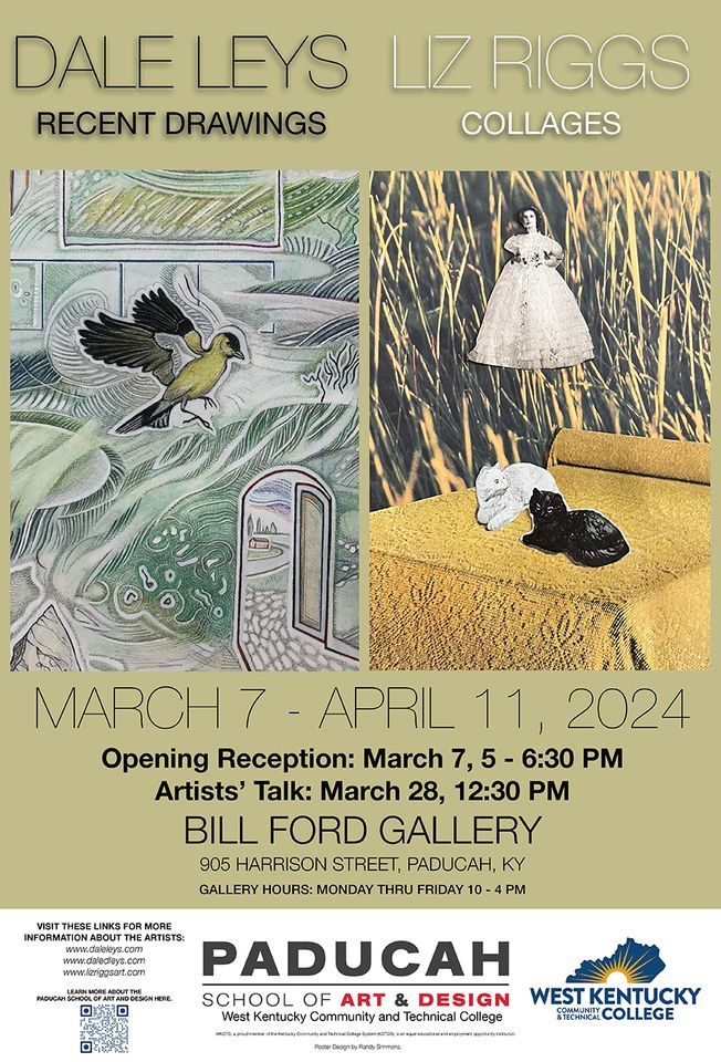 Dale Leys Drawings and Liz Riggs Collages, 905 Harrison St, Paducah, KY ...