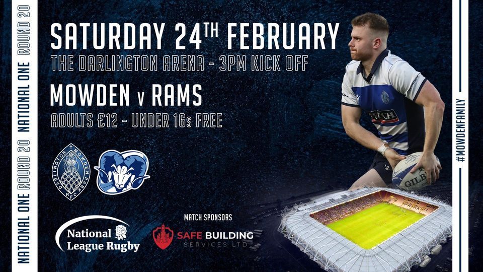 Darlington Mowden Park v Rams, Darlington Mowden Park, February 24 2024 ...