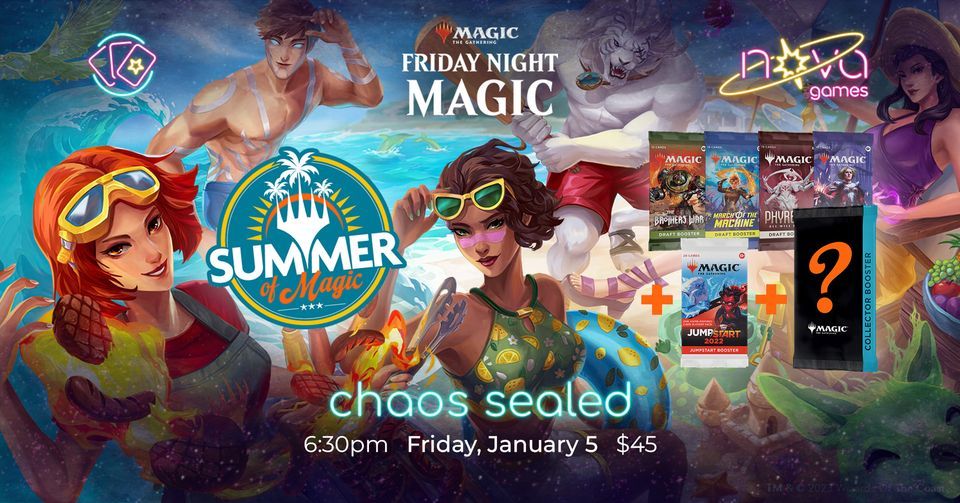 Magic - Friday Night Magic - Chaos Sealed, Nova Games NZ, Auckland, 5 ...