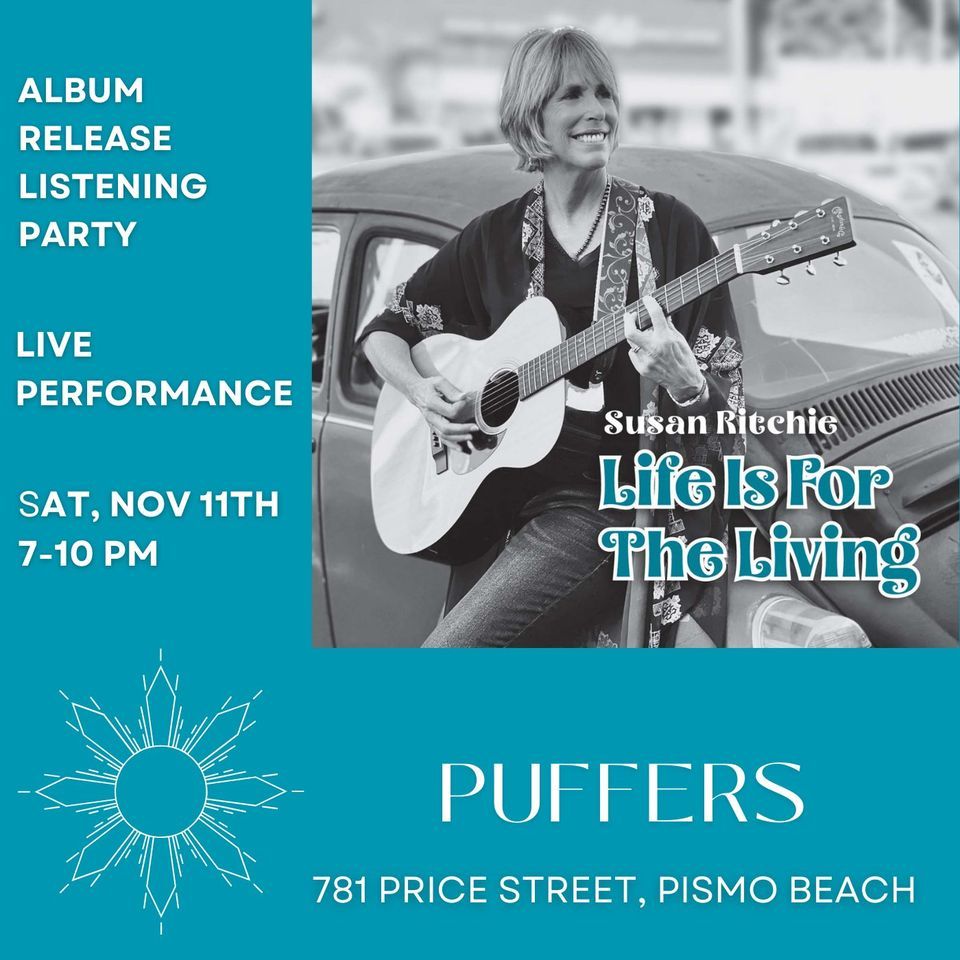 Susan Ritchie Album Release Listening Party and Live Performance ...